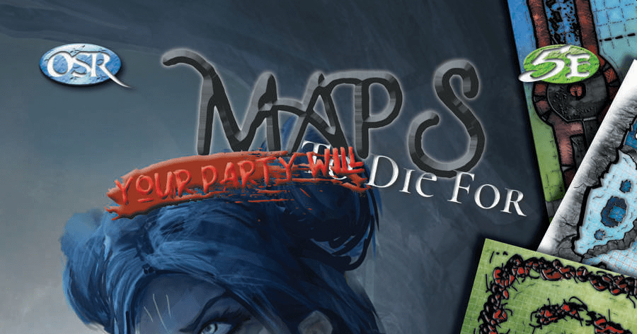 Maps Your Party Will Die For | RPG Item | BoardGameGeek