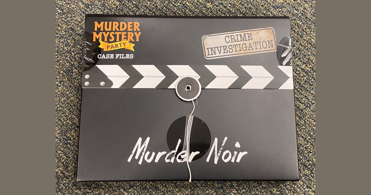 Murder Mystery Party Case Files: Murder Noir | Board Game | BoardGameGeek