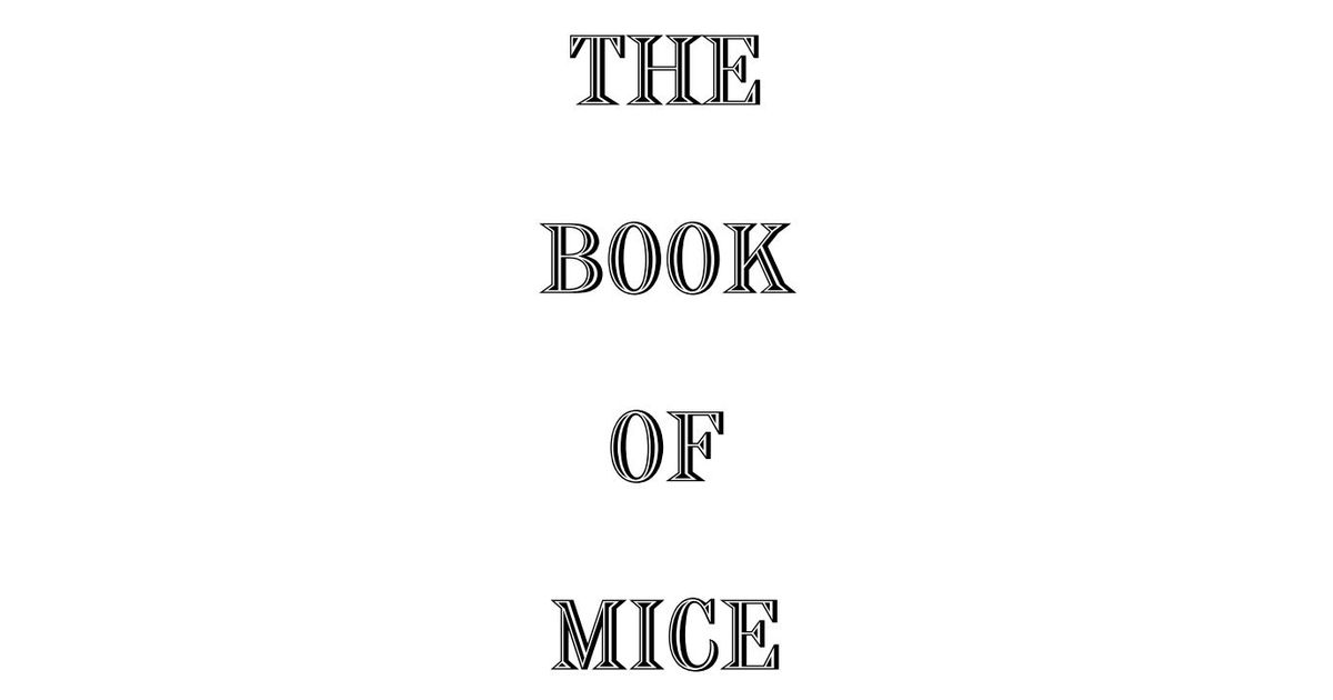 The Book of Mice | RPG Item | RPGGeek