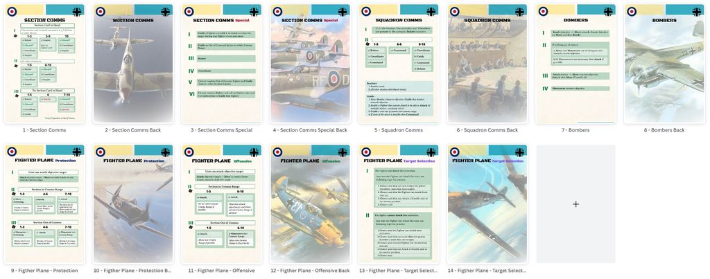 Undaunted: Battle of Britain - Wingman - Fan Made Solo Mode Rulebook ...