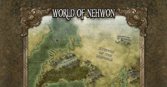 World of Nehwon Map | RPG Item | RPGGeek