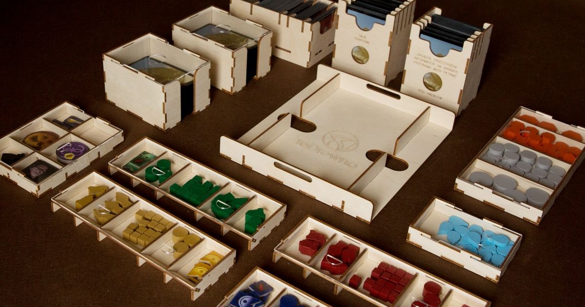 Diuna: Imperium – reDrewno Insert | Board Game Accessory | BoardGameGeek