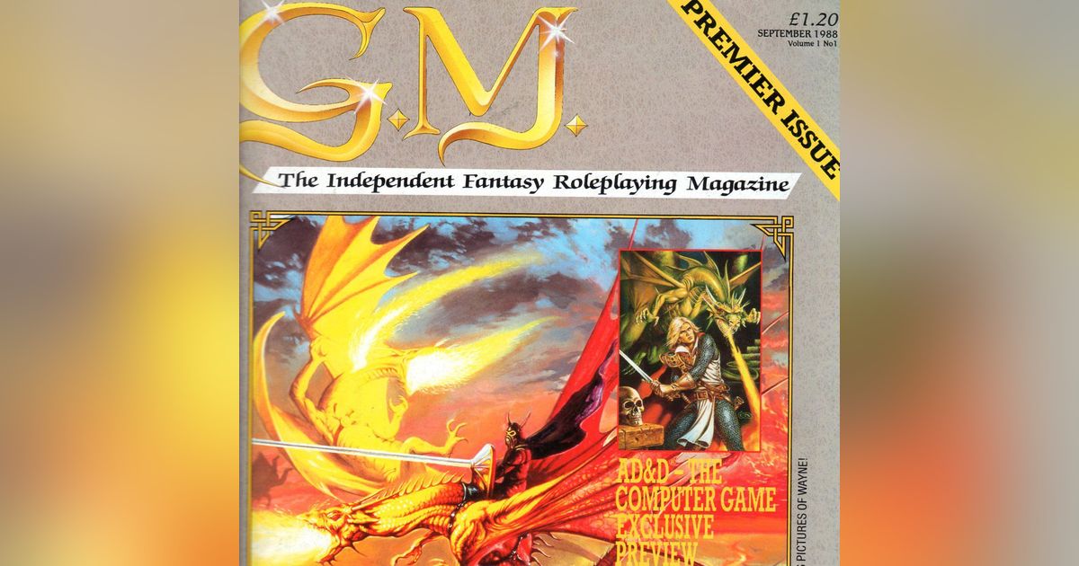 G.M. Magazine (Issue 1- Sep 1988) | Issue | RPGGeek