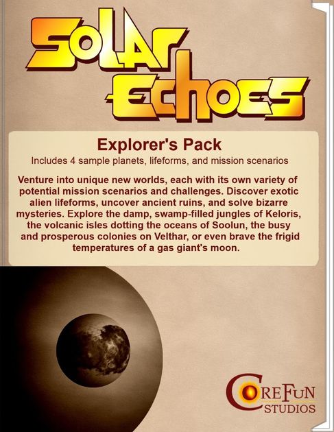 Explorer's Pack | RPG Item | RPGGeek