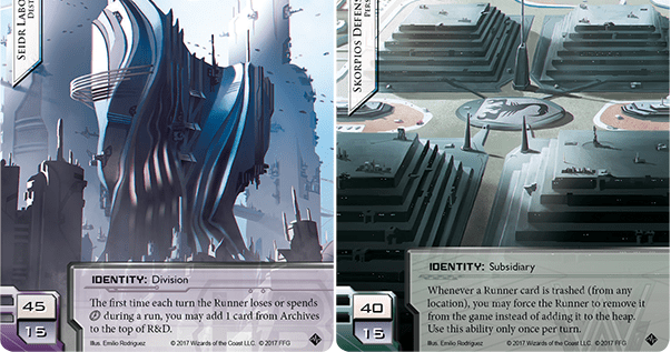 Android: Netrunner – Alternate Art Seidr Laboratories: Destiny Defined / Skorpios Defense ...