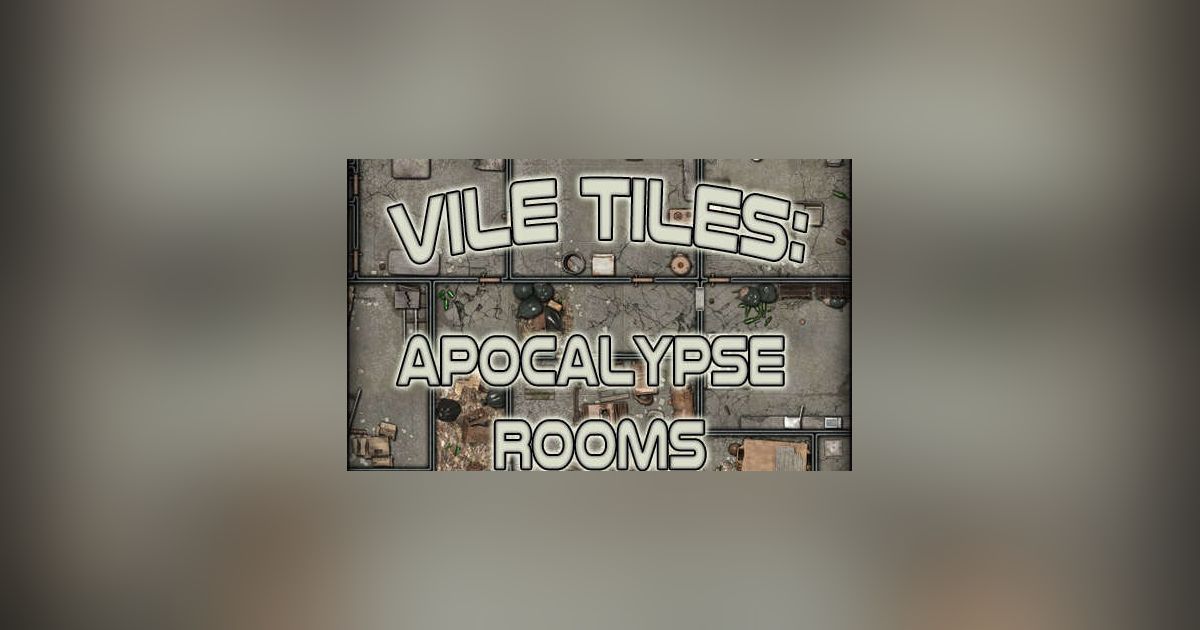 Vile Tiles: Apocalypse Rooms | RPG Item | RPGGeek