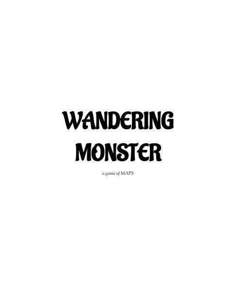 Wandering Monster | Wandering Monster