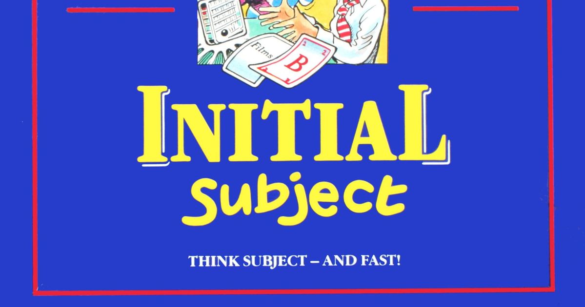 Initial Subject | Board Game | BoardGameGeek