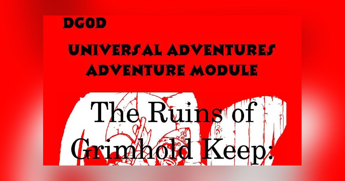 DG0d: The Ruins of Grimhold Keep: Tower of the Spider | RPG Item | RPGGeek
