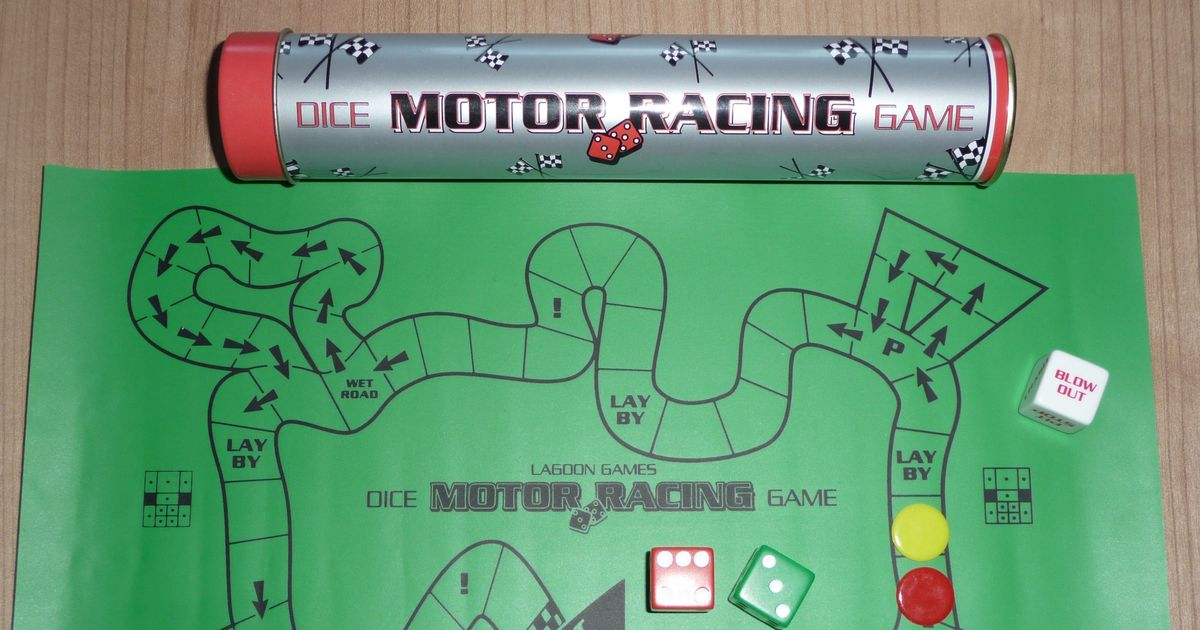 Dice Motor Racing Game | Board Game | BoardGameGeek