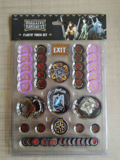 Massive Darkness: Plastic Token Set | Board Game Accessory | BoardGameGeek