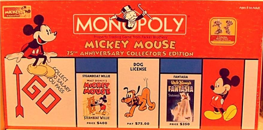 Monopoly: Mickey Mouse 75th Anniversary | Board Game | BoardGameGeek