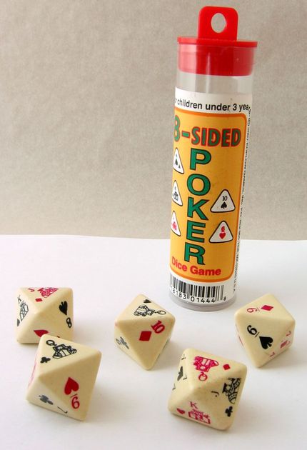 8-Sided Poker Dice Game | Board Game | BoardGameGeek