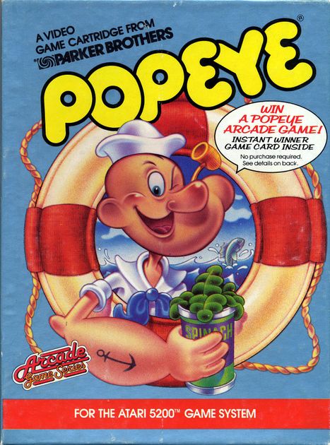 Popeye (1982) | Video Game | VideoGameGeek