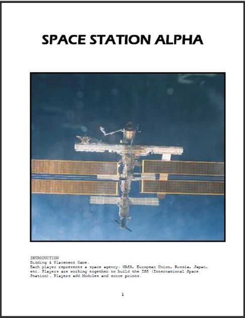 Space Station Alpha | Board Game | BoardGameGeek