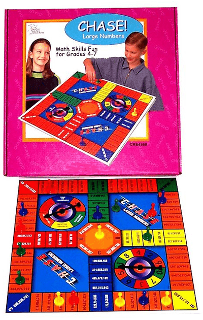 Chase Large Numbers | Board Game | BoardGameGeek