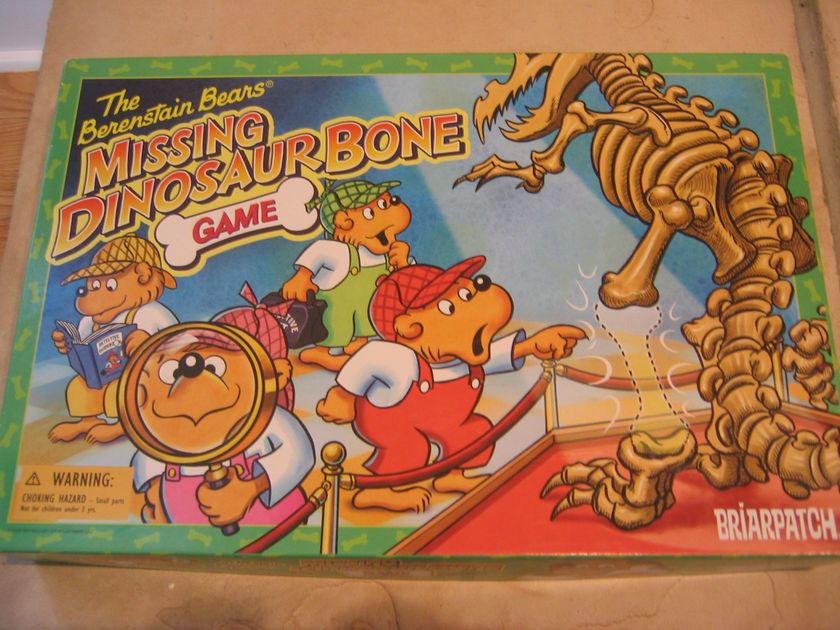 The Berenstain Bears Missing Dinosaur Bone Game | Board Game ... The Berenstain Bears Missing Dinosaur Bone Game | Board Game ...