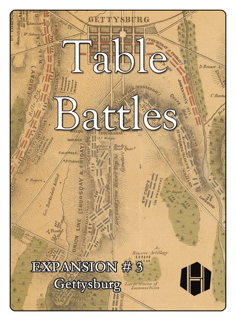 Table Battles: Gettysburg | Board Game | BoardGameGeek