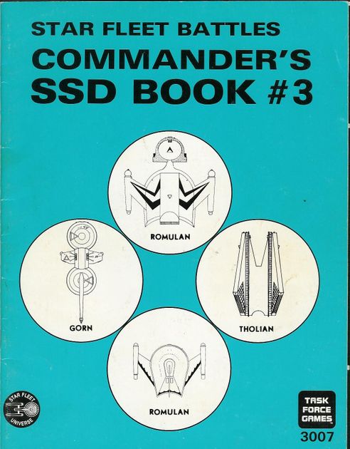 Star Fleet Battles: Commander's SSD Book #3 | Board Game | BoardGameGeek