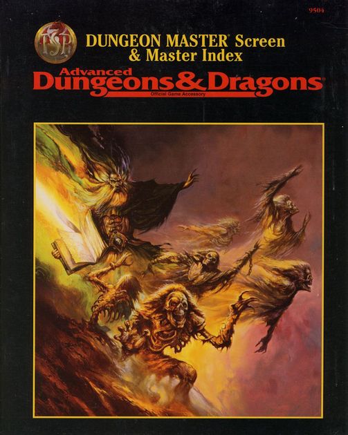 Dungeon Master Screen & Master Index | Image | RPGGeek