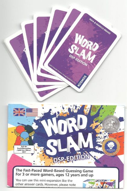 Word Slam: DSP-Edition | Board Game | BoardGameGeek