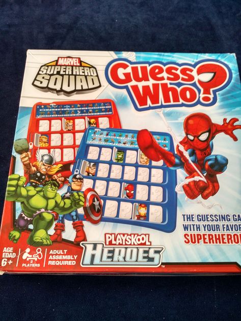 Guess Who? Super Hero Squad | Board Game | BoardGameGeek