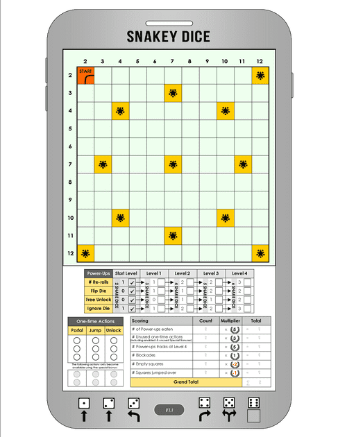 Snakey Dice | Board Game | BoardGameGeek