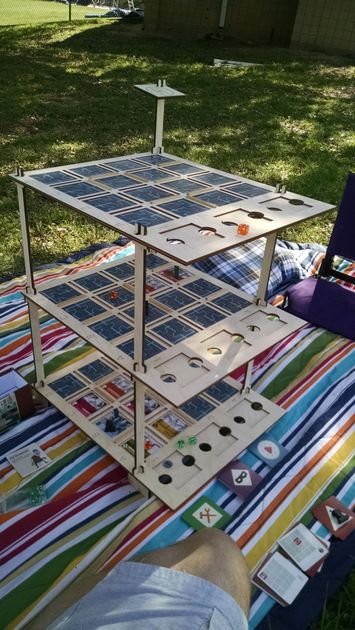 Burgle Bros.: Card Tower | Board Game Accessory | BoardGameGeek