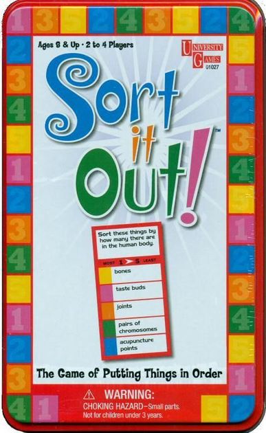 Sort it Out! | Board Game | BoardGameGeek