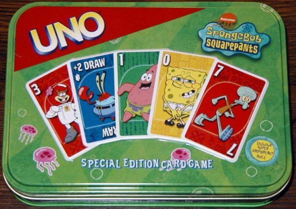 UNO: SpongeBob SquarePants | Board Game | BoardGameGeek