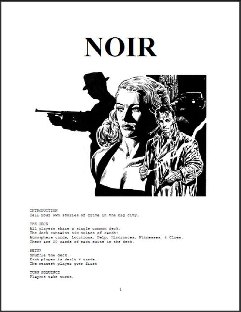 Noir | Board Game | BoardGameGeek
