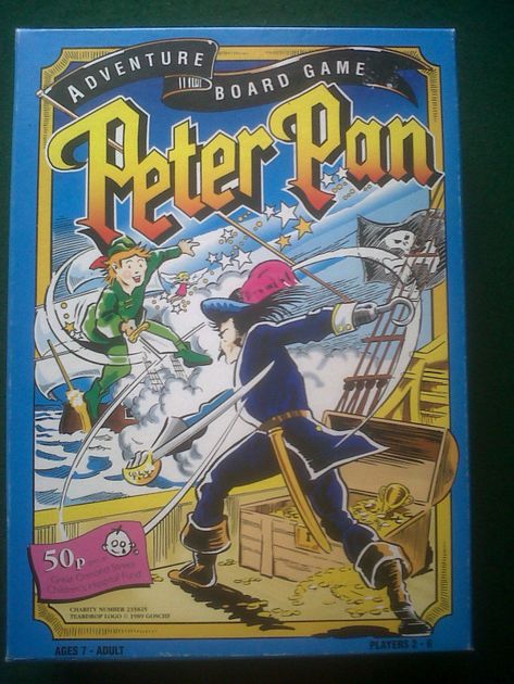 Peter Pan Adventure Board Game | Board Game | BoardGameGeek