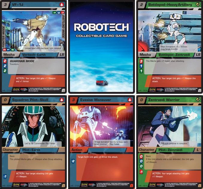 Robotech CCG | Board Game | BoardGameGeek