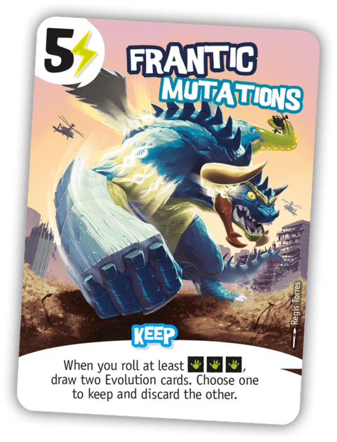 King of Tokyo: Frantic Mutations Promo Card | Board Game | BoardGameGeek