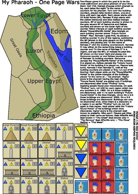 My Pharaoh | Board Game | BoardGameGeek