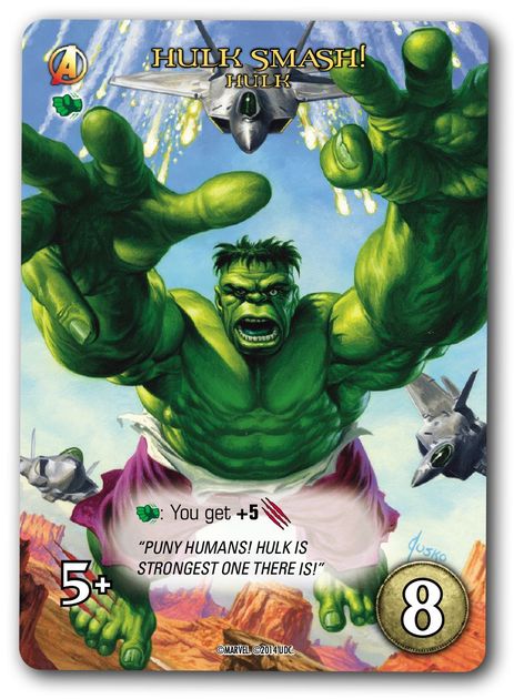 Marvel Masterpiece Trading Card: Hulk | Board Game Accessory ...