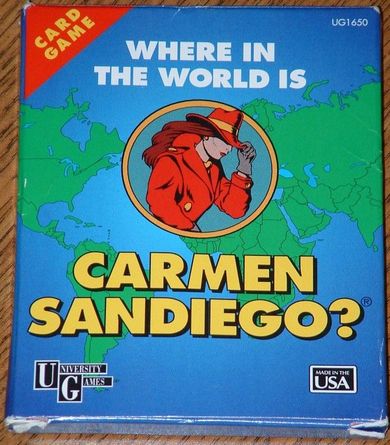 Where In The World is Carmen Sandiego? Card Game | Board Game ...
