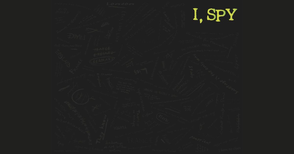 I, Spy | Board Game | BoardGameGeek