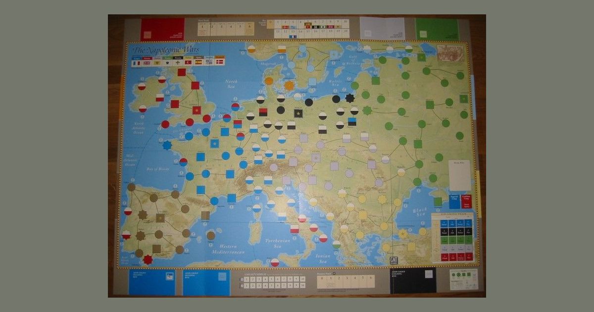 Napoleonic Wars: Super Deluxe Map | Board Game Accessory | BoardGameGeek