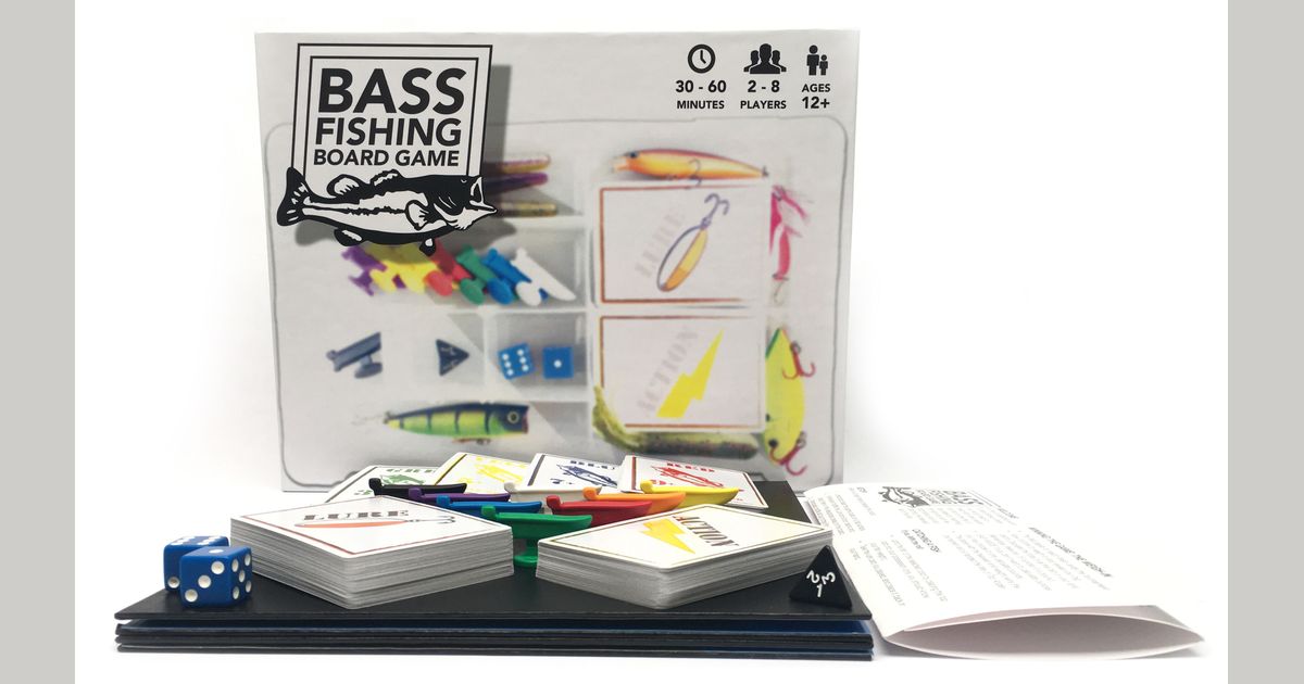 Bass Fishing Board Game | Board Game | BoardGameGeek