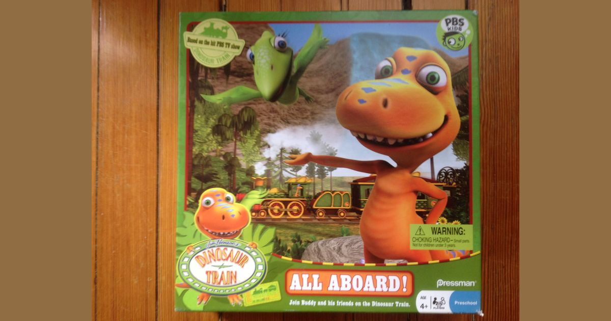 Dinosaur Train All Aboard Game | Board Game | BoardGameGeek