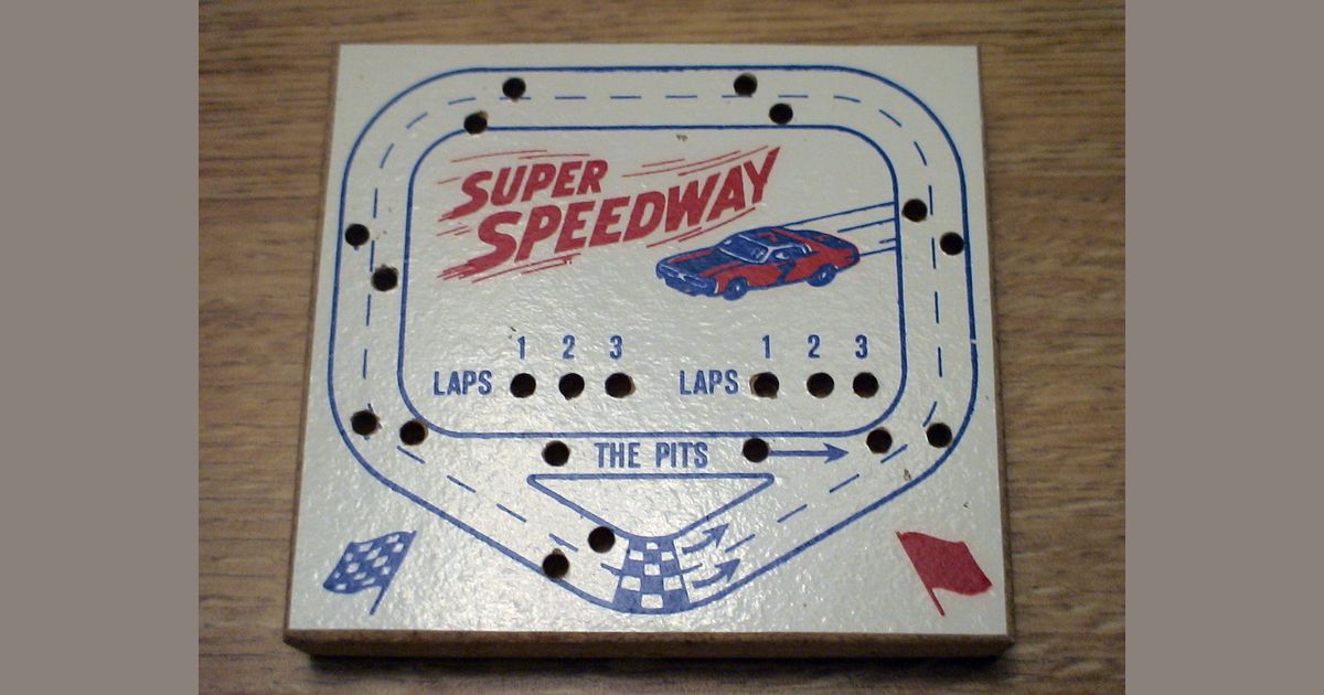 Super Speedway | Board Game | BoardGameGeek