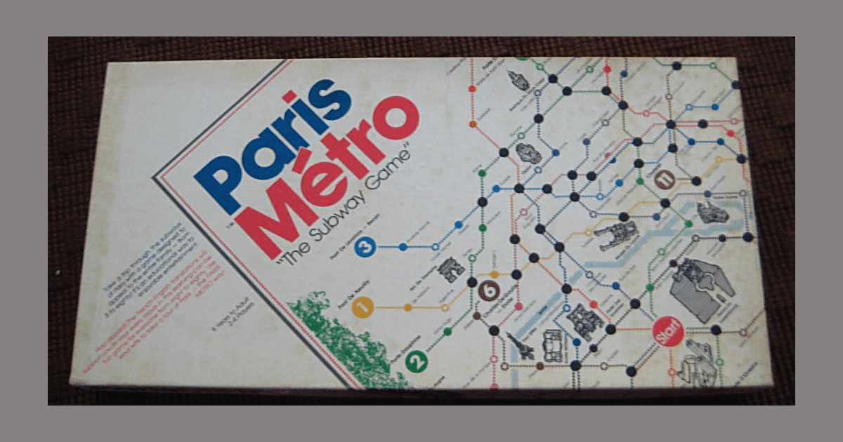 Paris Metro | Board Game | BoardGameGeek
