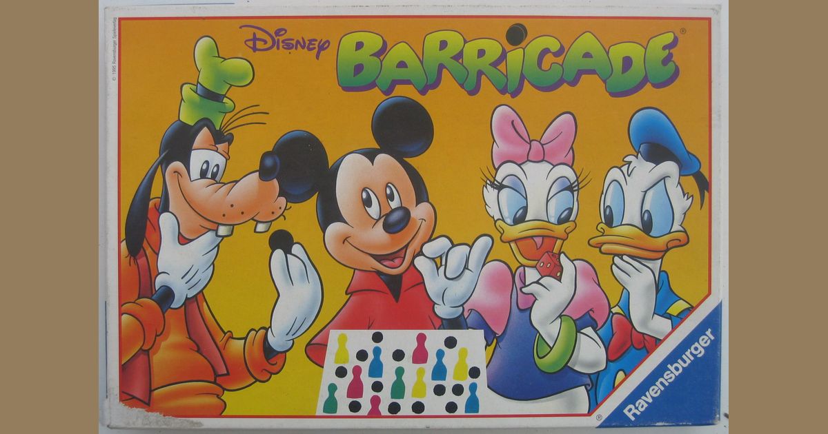 Barricade Disney | Board Game | BoardGameGeek