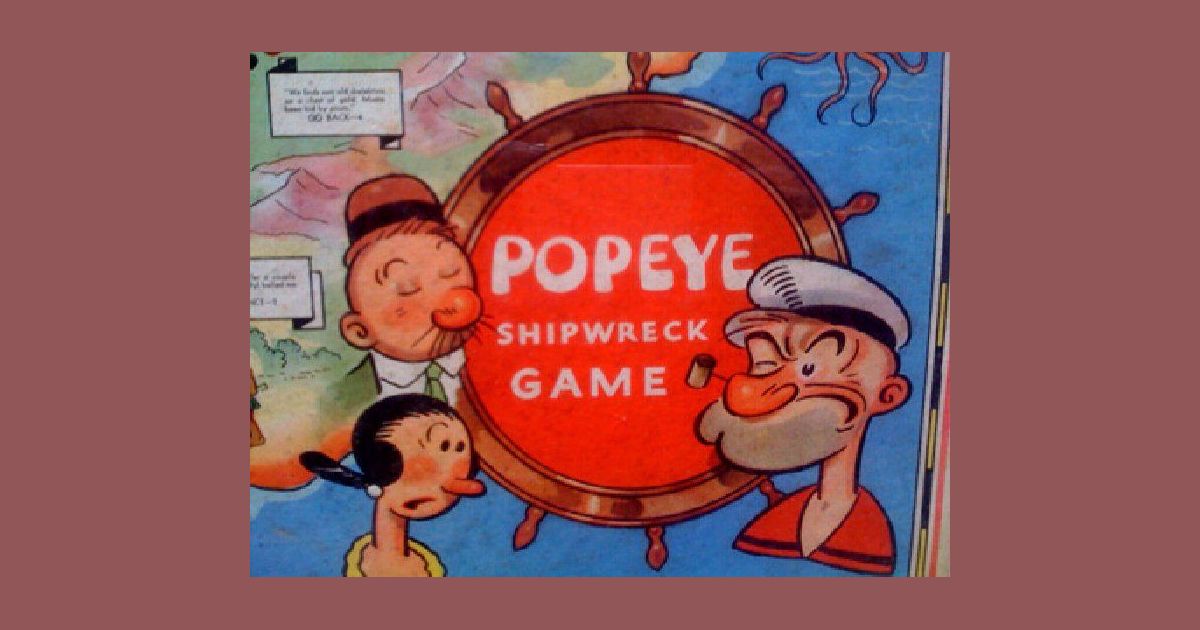 Popeye Shipwrecked Game | Board Game | BoardGameGeek