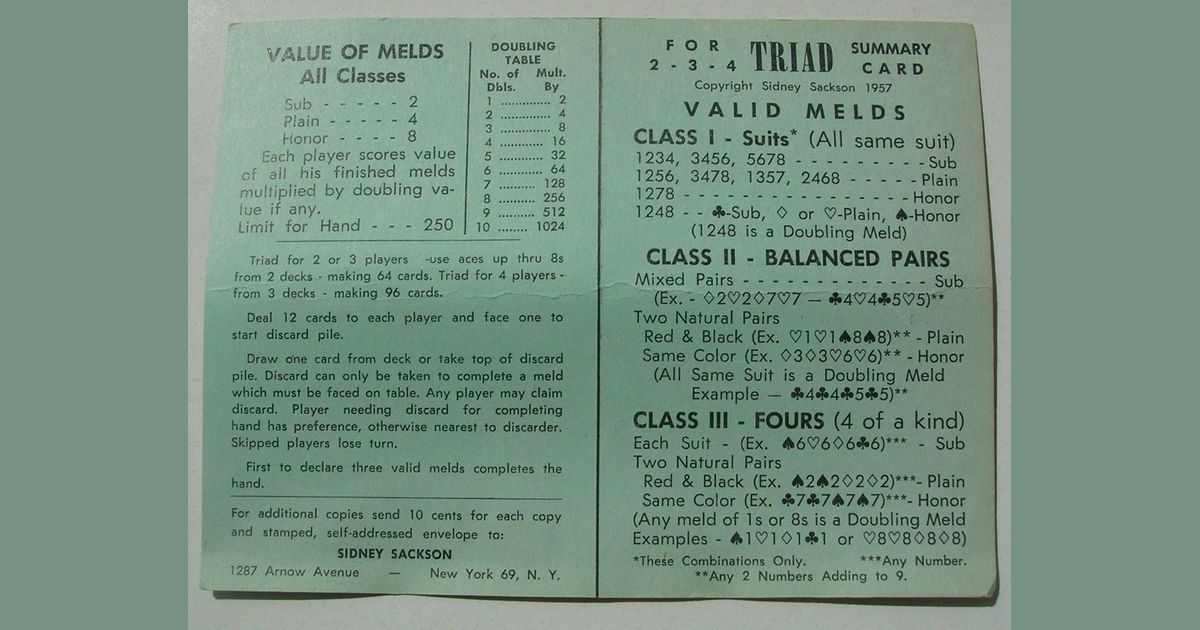 Triad | Board Game | BoardGameGeek