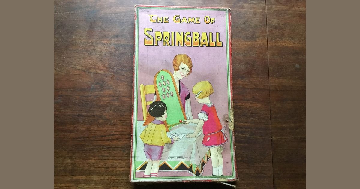 The Game of Springball | Antique and Vintage games | BoardGameGeek