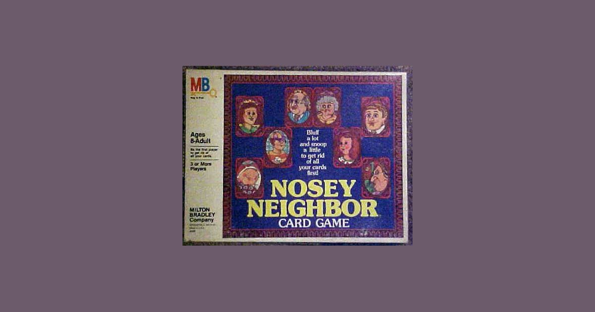 Nosey Neighbor Card Game | Board Game | BoardGameGeek