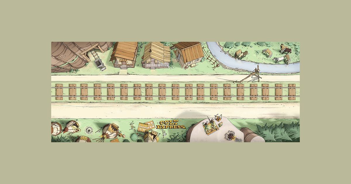 Colt Express: Playmat | Board Game Accessory | BoardGameGeek