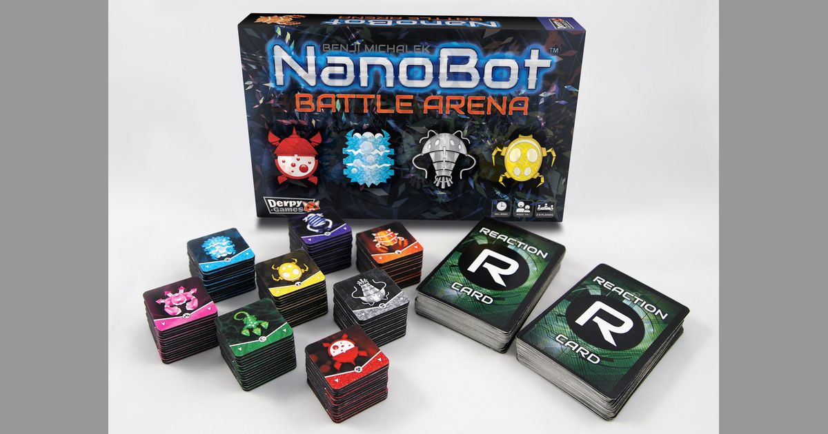 NanoBot Battle Arena | Board Game | BoardGameGeek